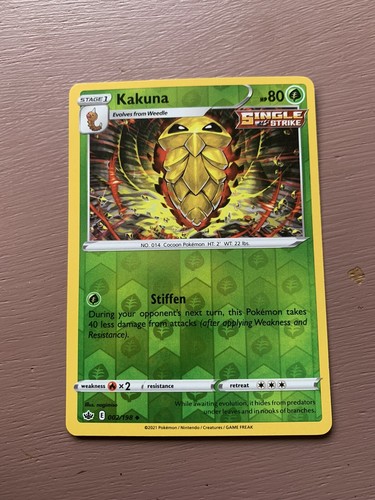 Kakuna 2/198 Chilling Reign Reverse Holo | eBay Australia