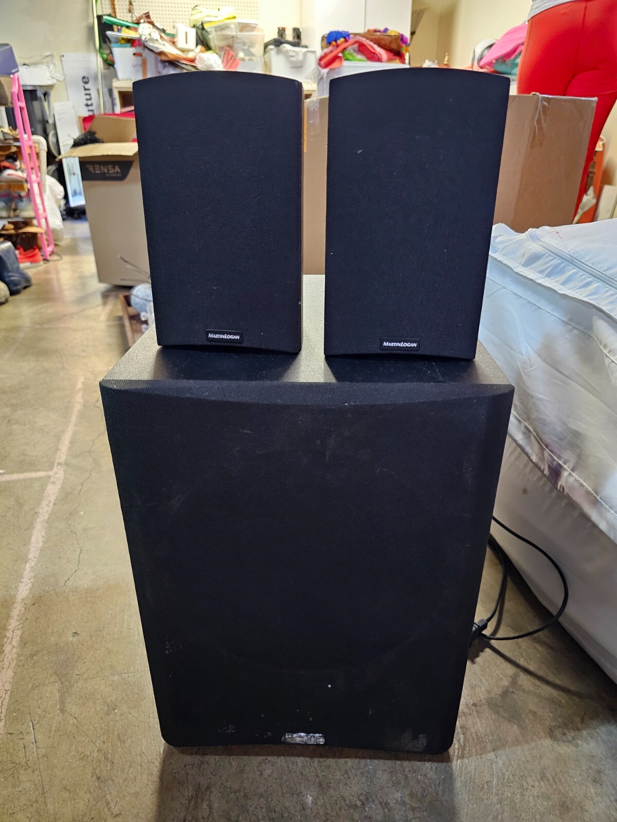 MartinLogan MLT-2 2 Speakers and 1 subwoofer 877929005740| eBay