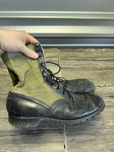 Vietnam War 1st Pattern Jungle Boots CIC Size 11 R Datted 1965 John ...
