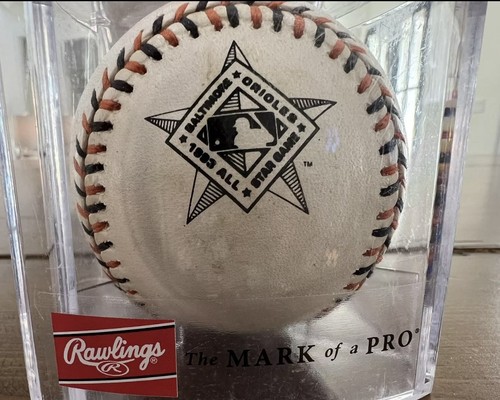 Vintage 1993 Official Rawlings MBL All Star Baltimore Game Ball Orioles ...