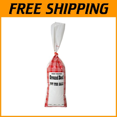 Pack of 1000 2 lb. Ground Beef Freezer Bags, Red Plaid | eBay