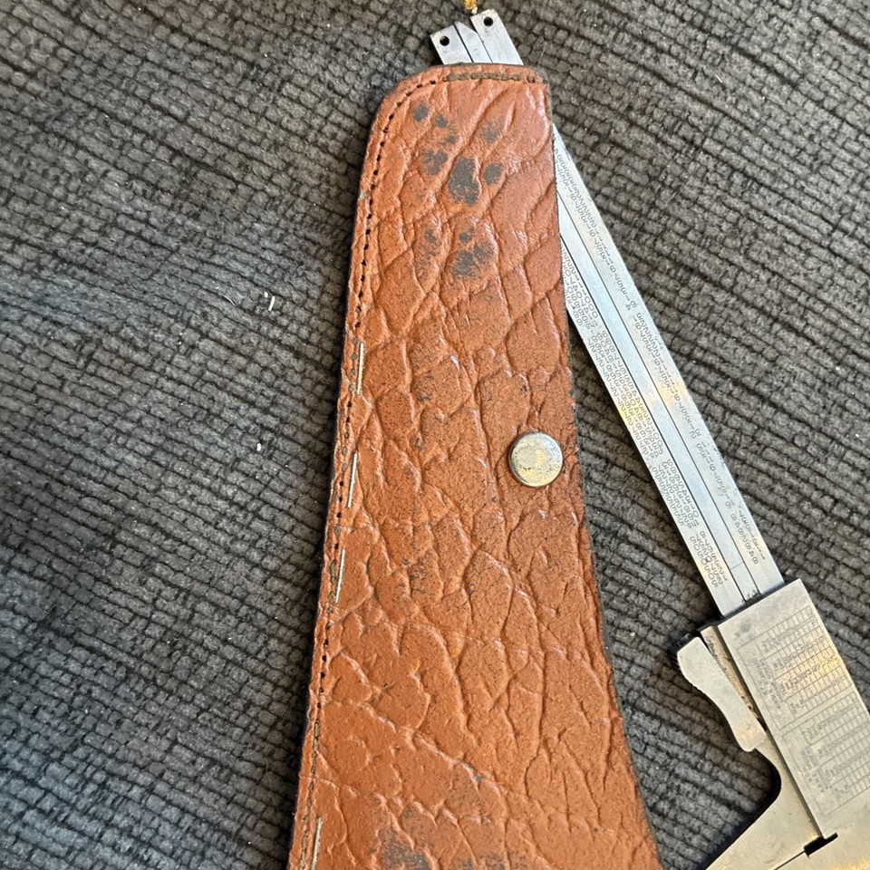 Vintage Helios 6" Slide Vernier Caliper Made In Germany w/ Leather ...