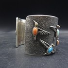 Philander Shanibah Isiah BEGAY Tufa Cast HUMMINGBIRD Cuff BRACELET with ...