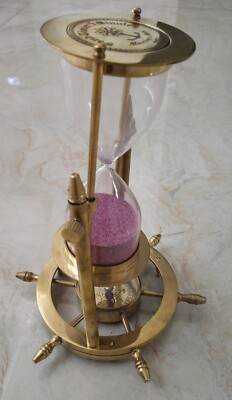 Sand Timer Compass, Personalized Sand Clock, Christmas gift, Engraved ...