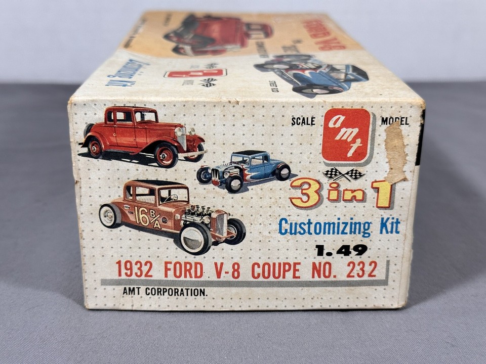 Vintage 60s AMT Scale Model 1932 Ford V8 Coupe 'THE DEUCE' Customizing ...