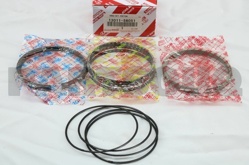 1301158051 Genuine Toyota RING SET, PISTON 13011-58051 | eBay