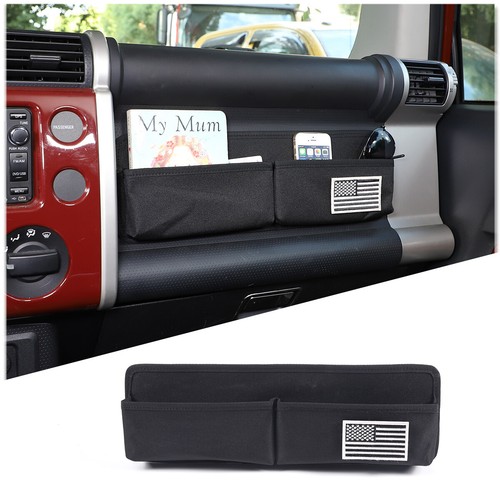 Black Interior Co-Pilot Front Storage Bag Organizer For Toyot FJ ...