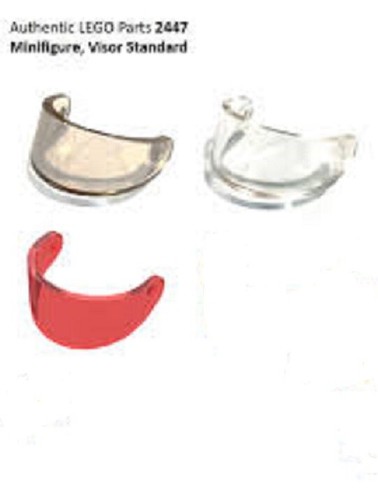 LEGO 2447 Visor Standard Parts Minifigure Headgear Accessory Choose ...