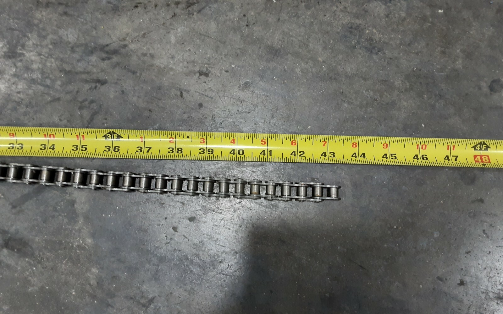 LINK-BELT RC40 RIV ROLLER CHAIN 43'' RC40RIV #44B53PR3RM | eBay