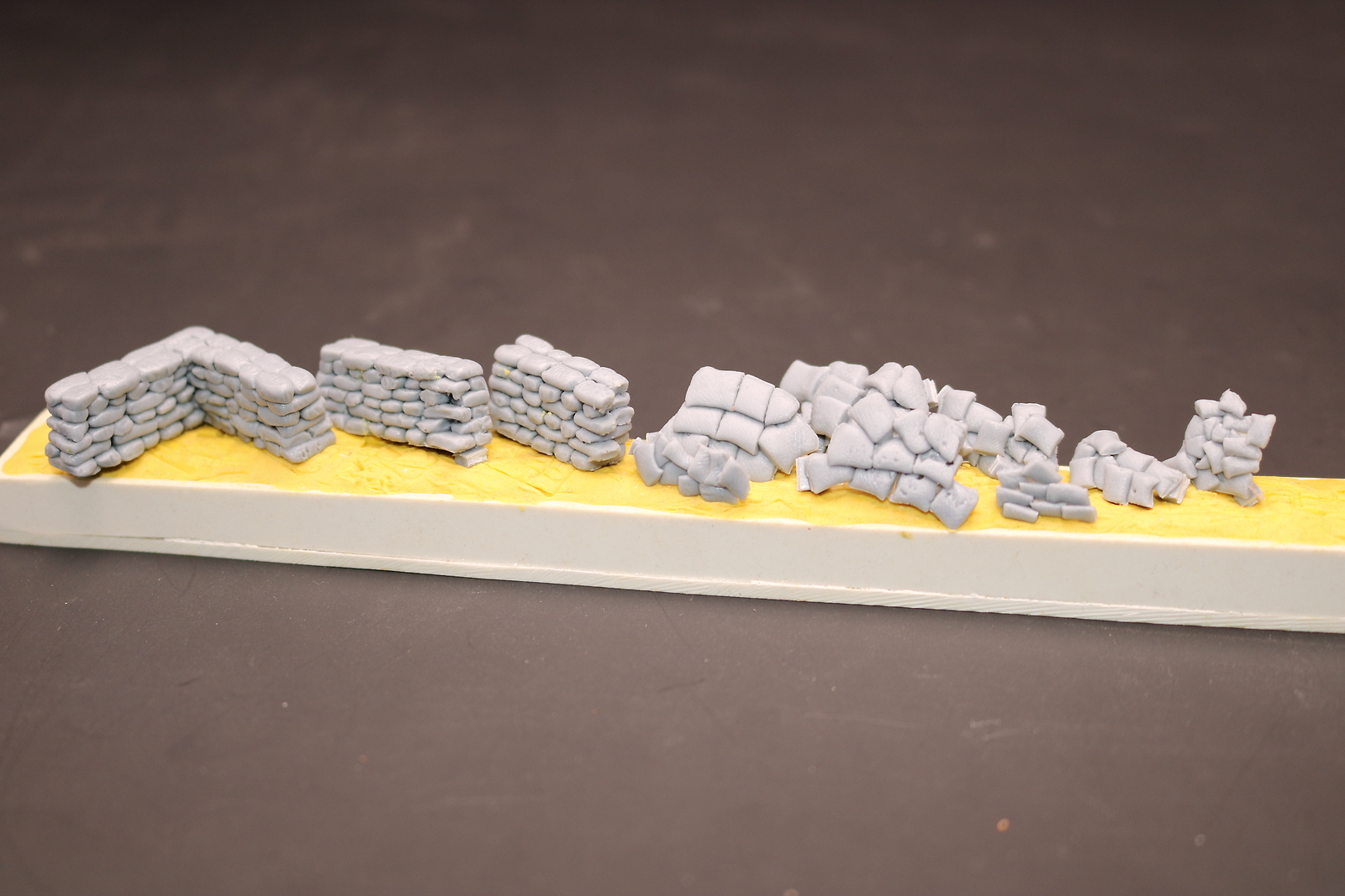 1/72 World War II Sandbag Turret Tank Vehicle Sandbags Resin Model | eBay