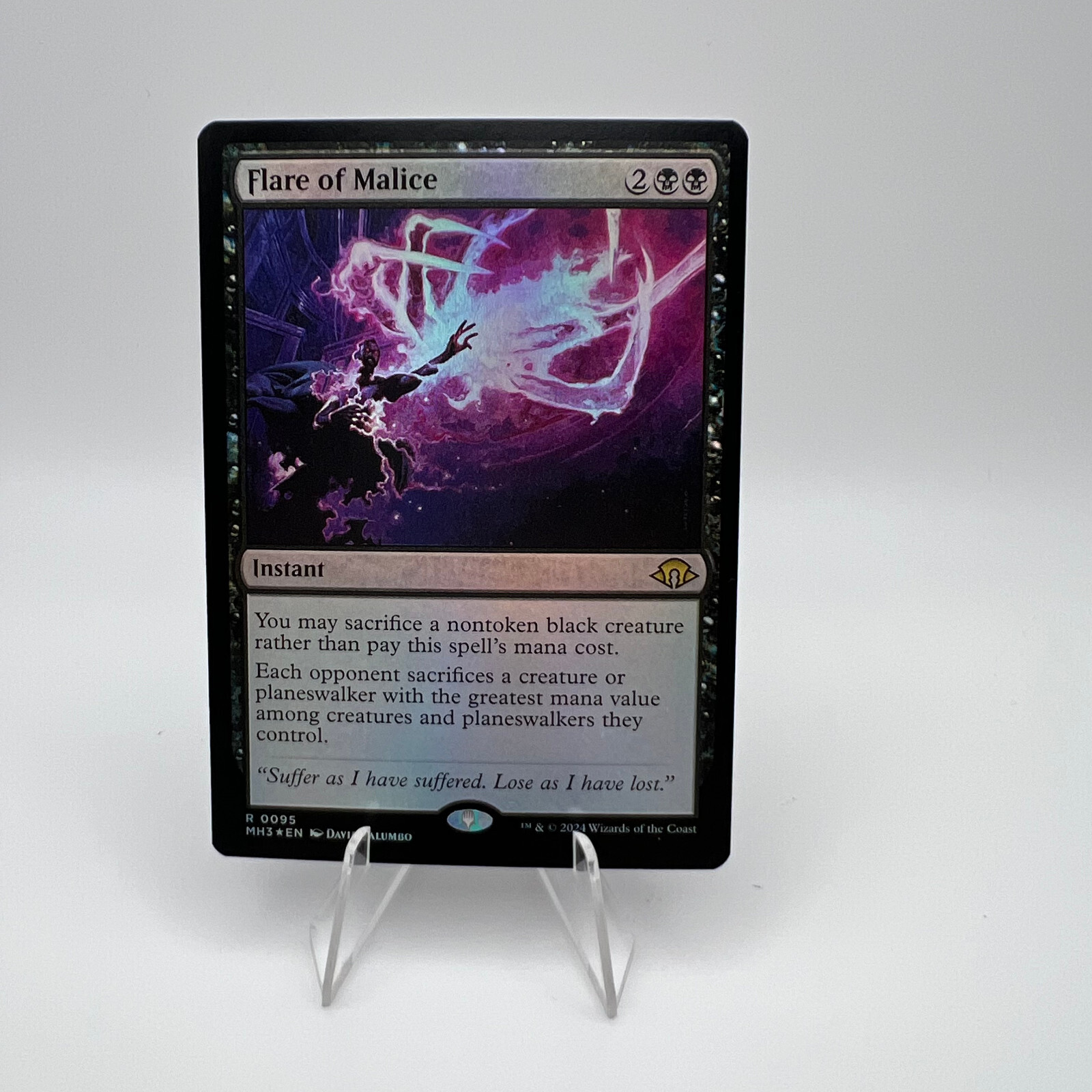 MTG - Flare of Malice - FOIL - Modern Horizons 3 MH3 - 0095 - MINT | eBay