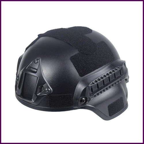 FAST Helmet MICH2000 Tactical Combat Protective Helmet with Side Rail ...