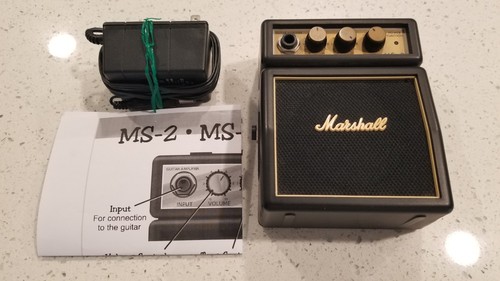 Marshall MS-2 Mini Amp - Standard Micro - Battery Powered Portable ...