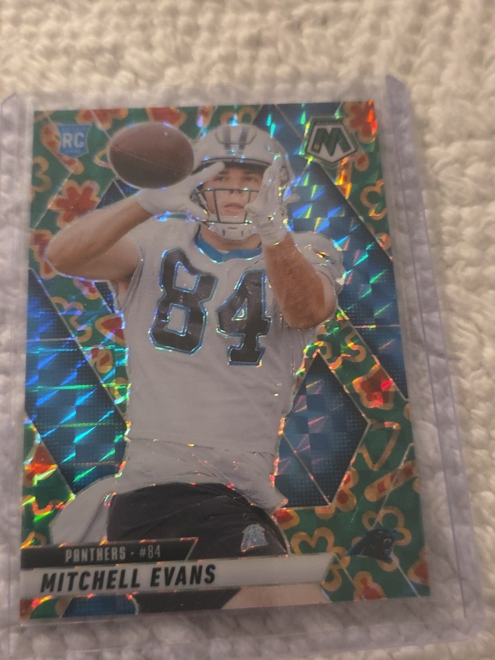 2025 Panini Mosaic Mitchell Evans Rookie Cookies Parallel RARE SP | eBay