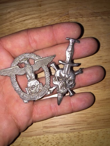 England Awake Anti War Pin Set Lot Patina Finish Solid Metal Air Force ...