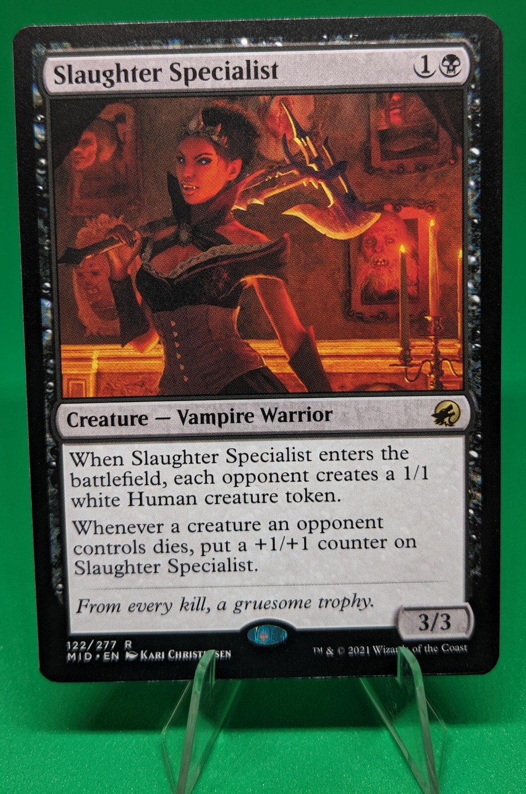 MTG Slaughter Specialist Innistrad: Midnight Hunt 122/277 Regular Rare ...