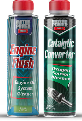 catalytic converter Oxygen Sensor Cleaner Engine flush Clean MotorPower ...