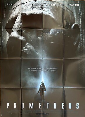 Affiche Cinéma PROMETHEUS 120x160cm Ridley Scott Noomi Rapace Michael ...