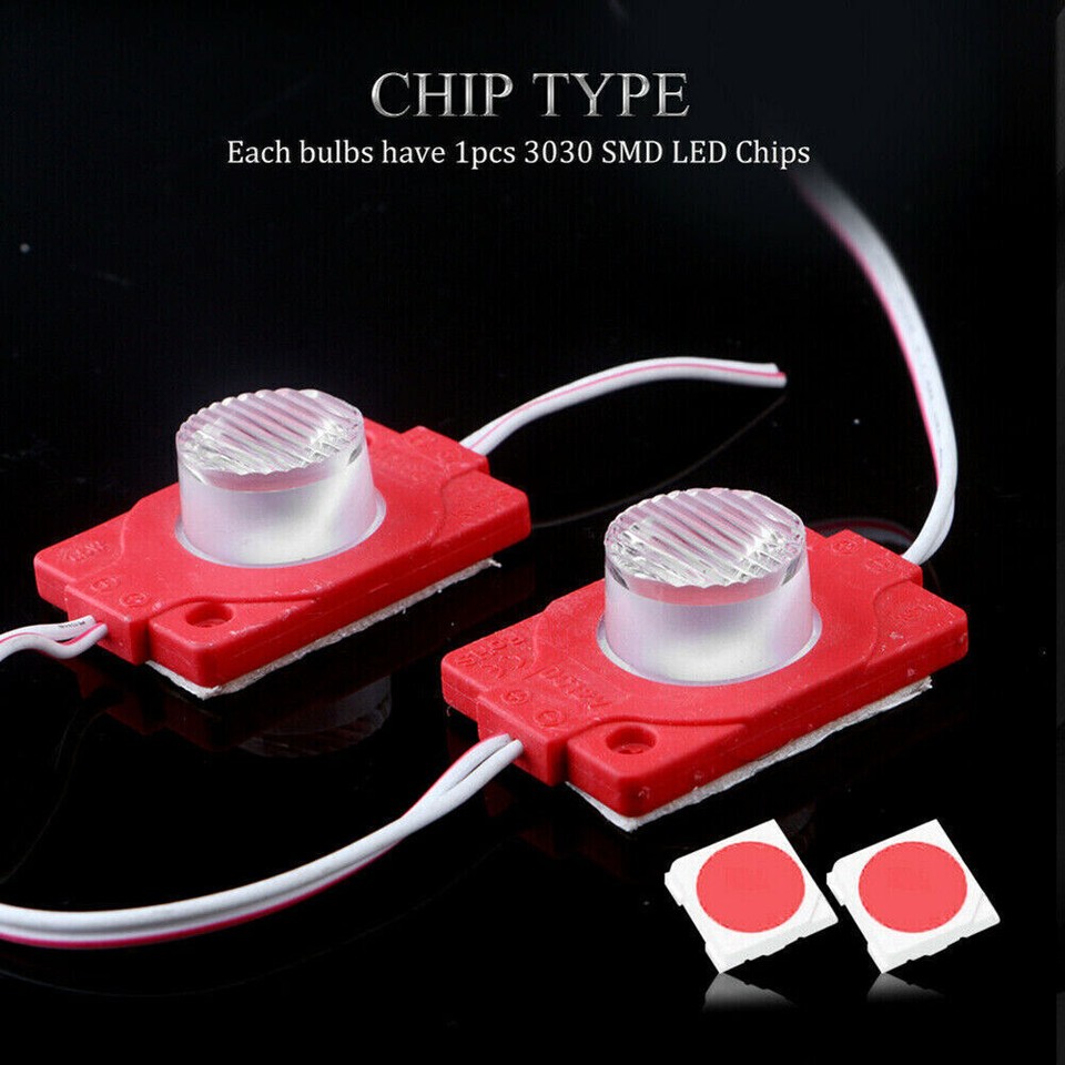 12V 3030 SMD LED Module with Lens Waterproof for Light Box Sign LED ...