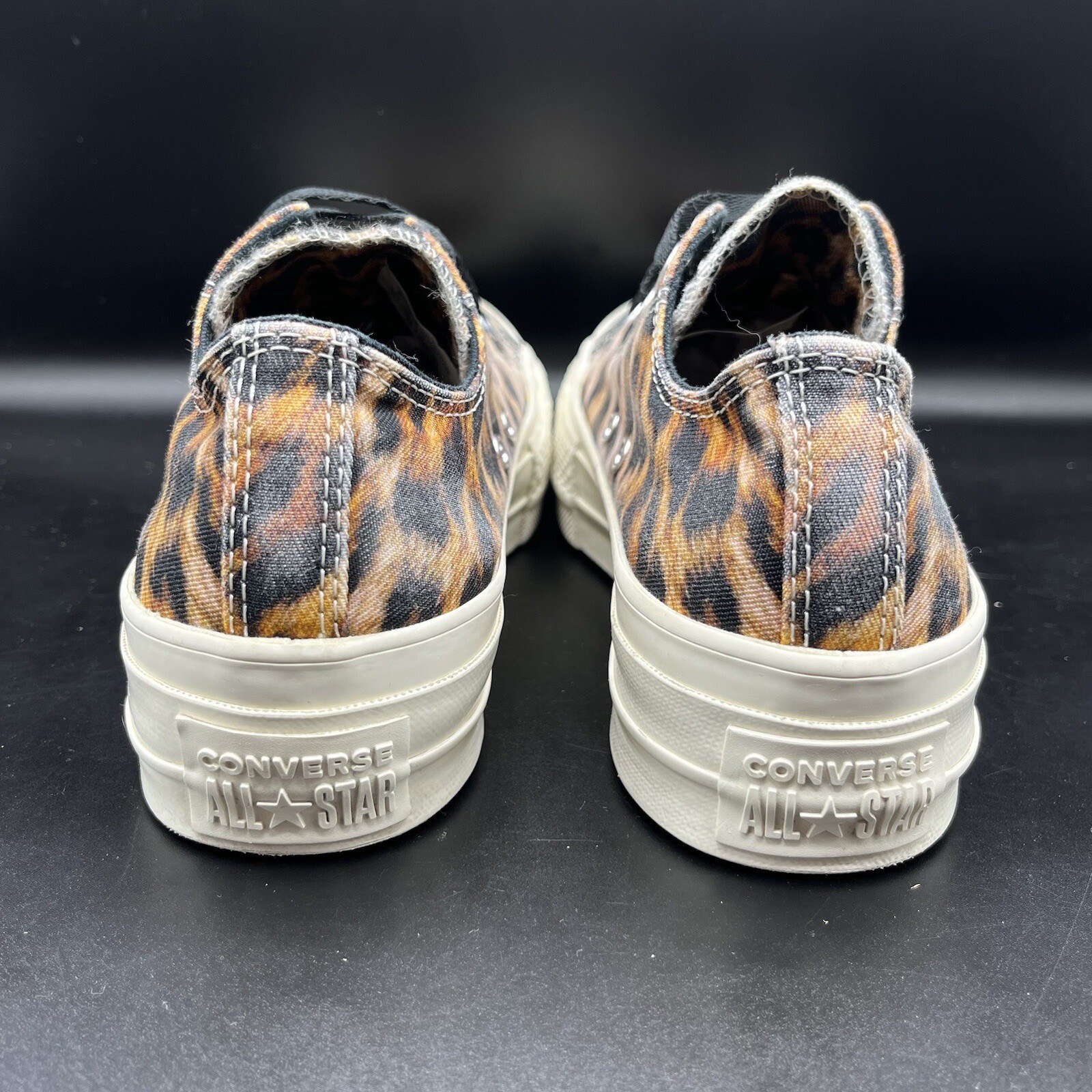 Womens Converse All Star Chunky Leopard/Cheetah Print… - Gem