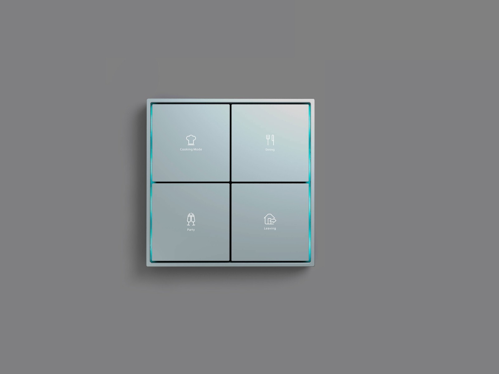 KNX KEYPAD 8 BUTTONS CITRON SQUARE OR RECTANGULAR LUXURY | eBay