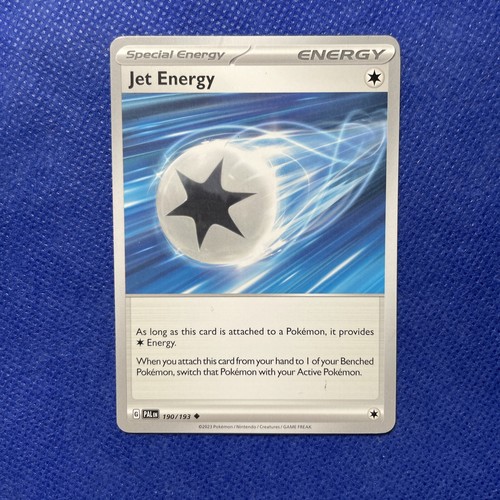 Pokémon TCG Jet Energy Scarlet & Violet - Paldea Evolved 190/193 Card ...