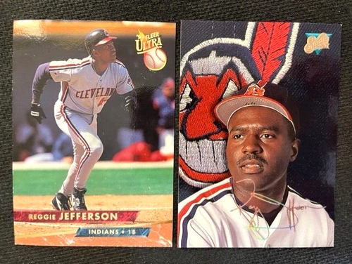 MLB - Reggie Jefferson 1993 Fleer Ultra & 1993 Leaf Studio Baseball - Indians | eBay