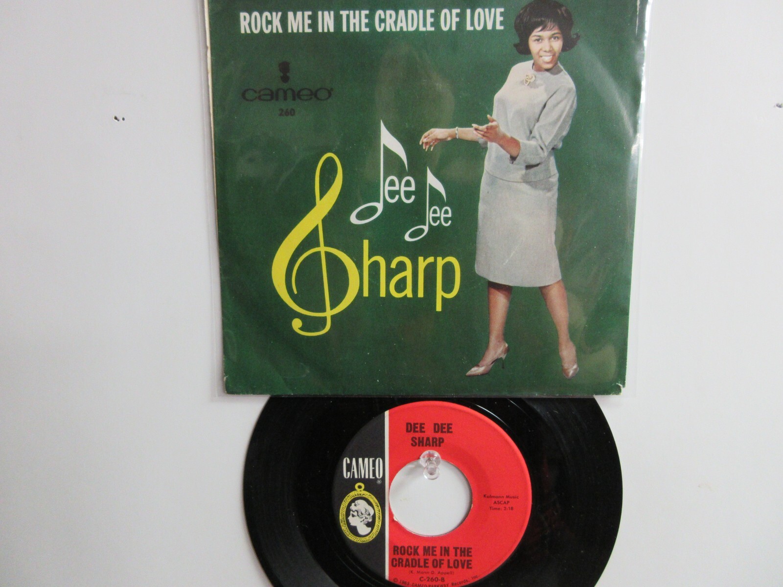 💥 💥 ' DEE DEE SHARP ' HIT 45+ PS [ROCK ME IN THE CRADLE OF LOVE] 1963 ...