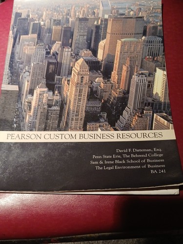 Pearson Custom Business Resources David F Dieteman | eBay