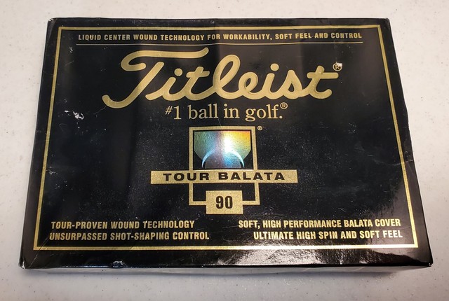 Titleist Tour Balata 90 Golf Balls No Logos 1 Dzn Spin Soft One Dozen ...