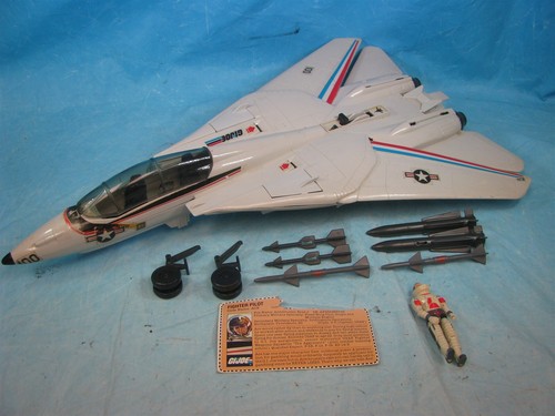 1983 GI JOE SKYSTRIKER XP-14F W/ FIGHTER PILOT ACE & FILE CARD | eBay