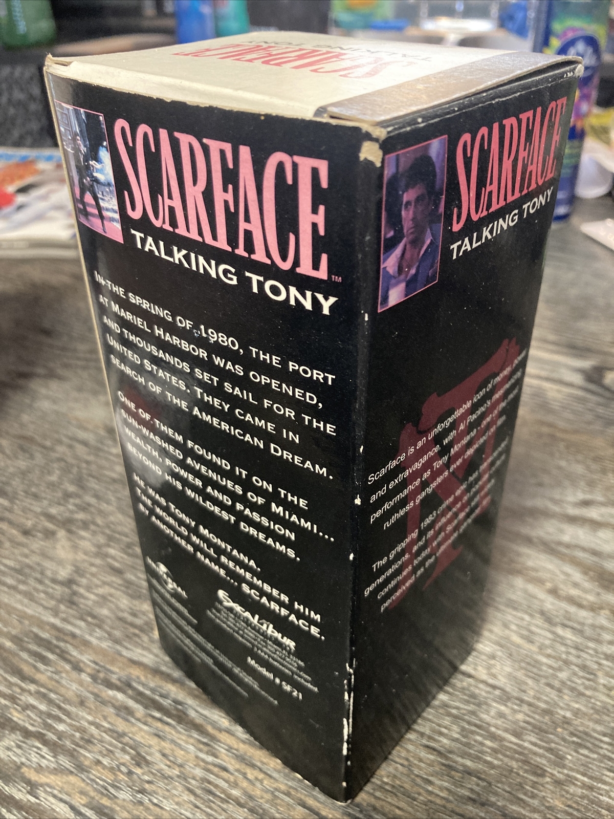 Excalibur Electronics Scarface Talking Tony Figure NIB sealed Tony ...