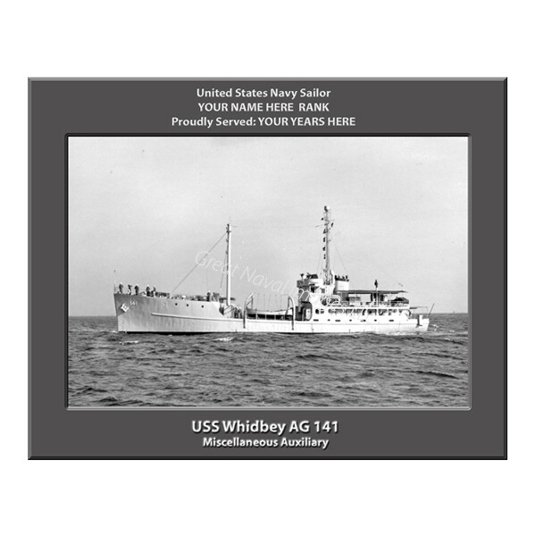 USS Whidbey AG-141 Personalized Canvas Ship Photo Print Navy Veteran | eBay