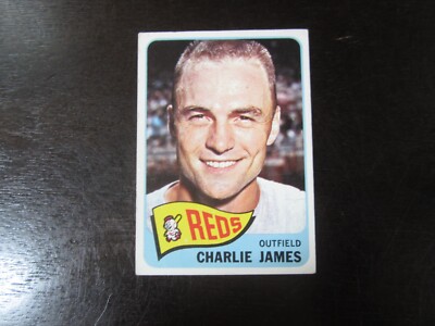 1965 Topps # 141 Charlie James Card Cincinnati Reds | eBay