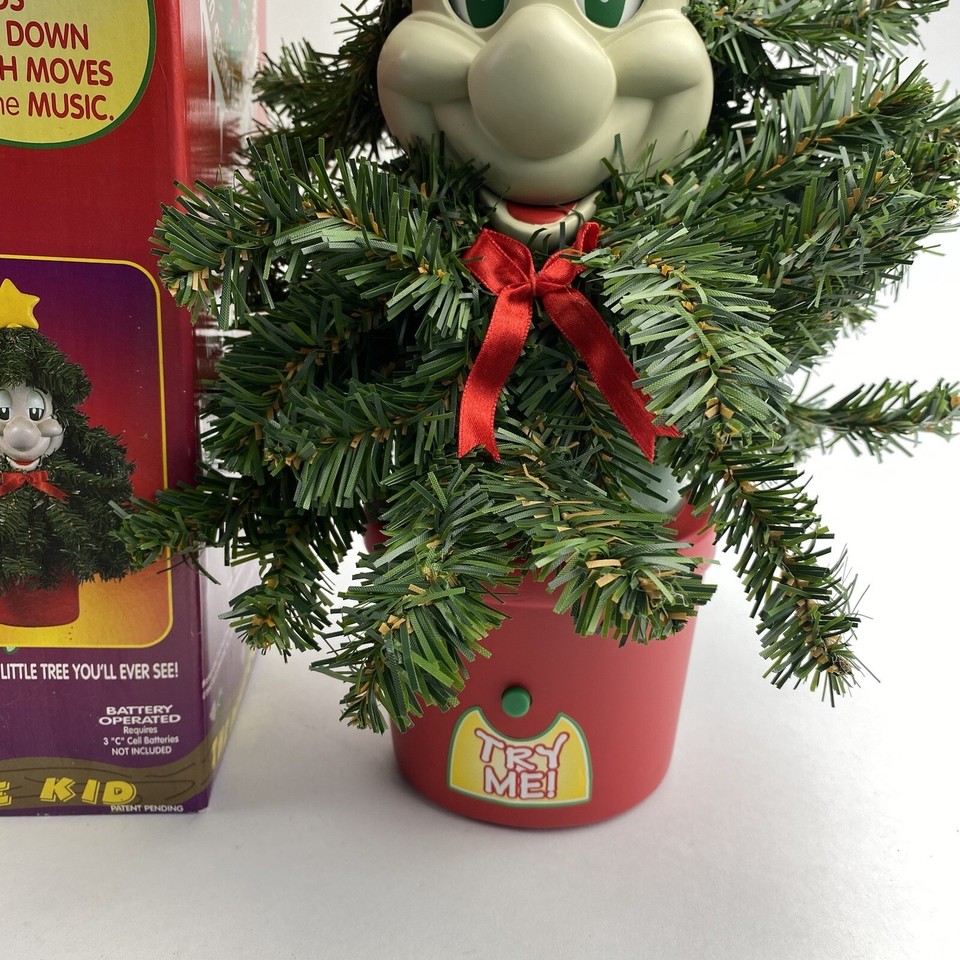 1997 Vintage Telco The Pine Cone Kid Talking and Singing Christmas Tree ...