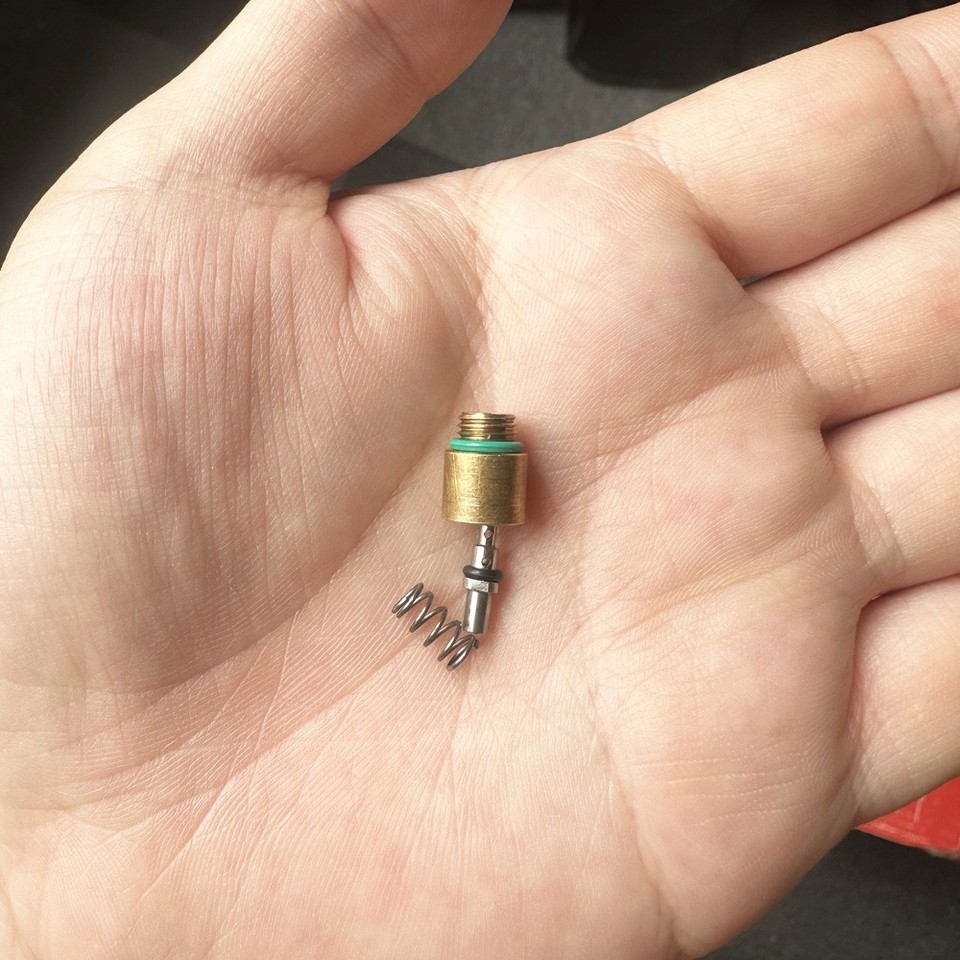 1set Ligther Repair Parts Gas Filler Load Valve for S T Dupont Linge 2 ...
