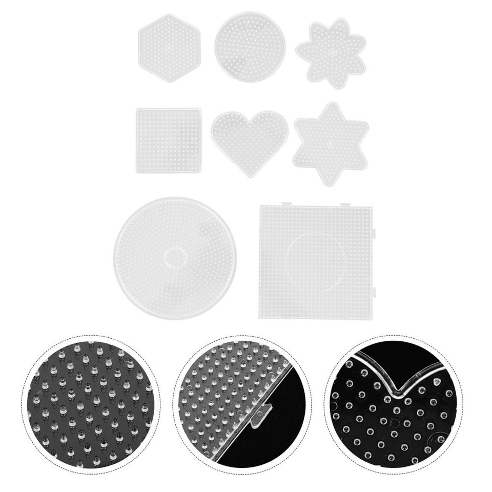 8pcs Beads Pegboards Fuse Beads Boards for Craft Projects Fuse Beads ...