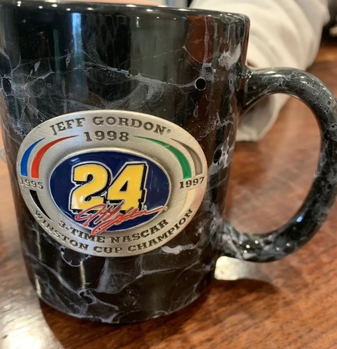 Jeff Gordon 24 Nascar Winston Cup Chamionship Coffee Mug Three Time ...