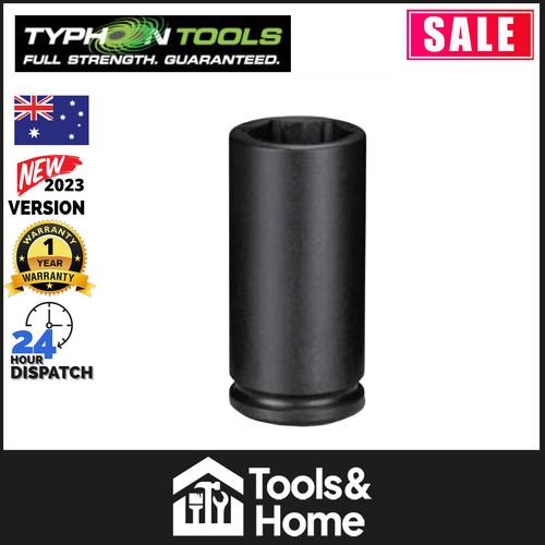 Typhoon Impact Socket Deep 1/2" Drive 29mm - 72129 | eBay Australia