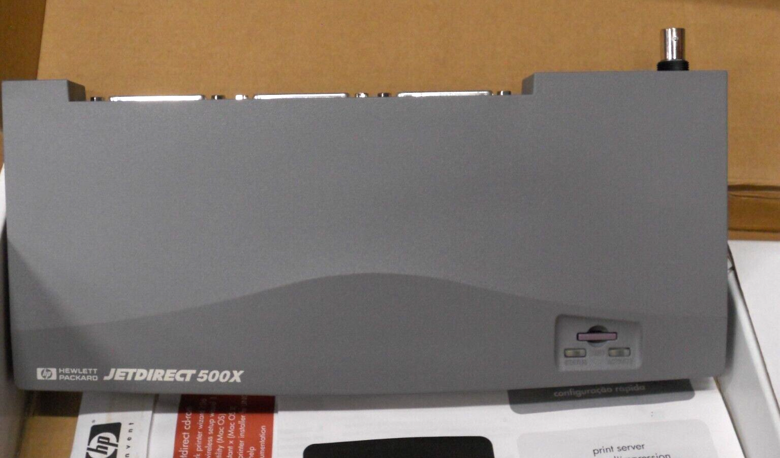 HP Jetdirect 500X External Print Server J3265A w/Adapter | eBay