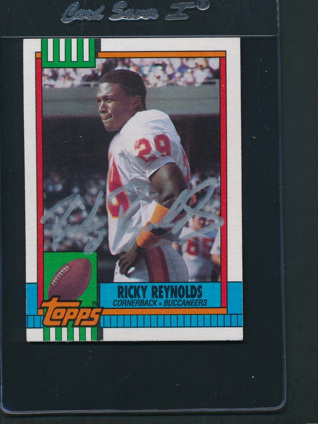 1990 Topps #411 Ricky Reynolds Buccaneers Signed Auto *B7842 | eBay