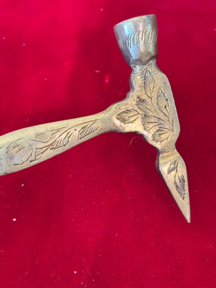 Vtg Brass Etched Toffee Hammer Ice Chipper Pick Beer Soda Bottle Opener ...