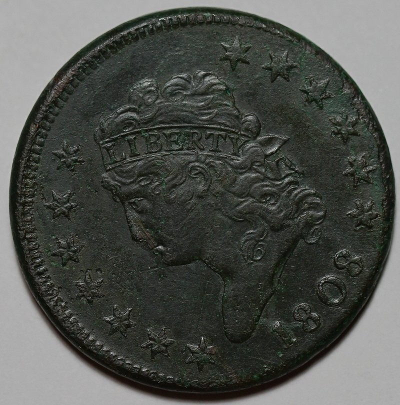 1808 Classic Head Large Cent - US 1c Copper Coin | eBay