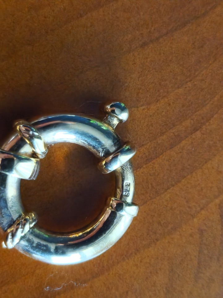 9ct Gold 4 Strand Popcorn Link With Centre Knot Design Bracelet | eBay UK