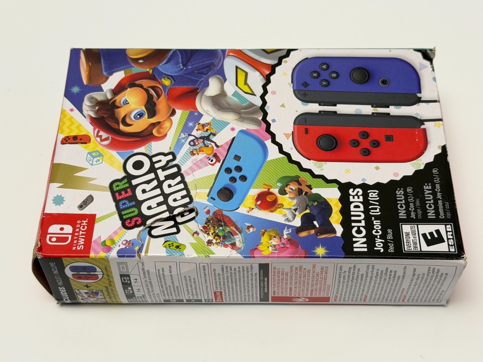Super Mario Party w/Joy-Cons RED&BLUE (Nintendo Switch) UNSCRATCHED ...