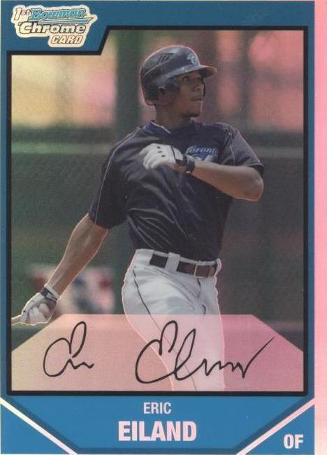 2007 Bowman Draft Picks & Prospects - Chrome Draft Picks Eric Eiland # ...