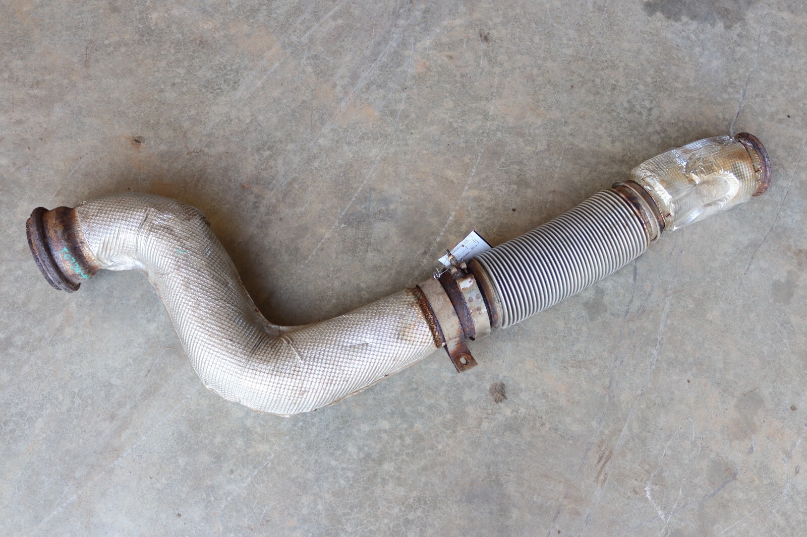 2008-2022 MACK CXU613 12.8L DIESEL MP8 EXHAUST PIPE TUBE W/ HEAT SHIELD ...