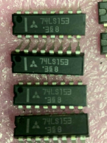 QTY-1 74LS153 MITSUBISHI 74LS153N 16-PIN DIP IC RARE LAST ONES | eBay