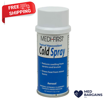 Medi-First Cold Spray Topical Vapocoolant Isobutane Propane Spray - 4 ...