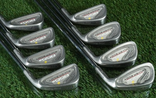 TOMMY ARMOUR 855S SILVER SCOT IRONS SET 3-PW STEEL TOUR STEP II STIFF ...